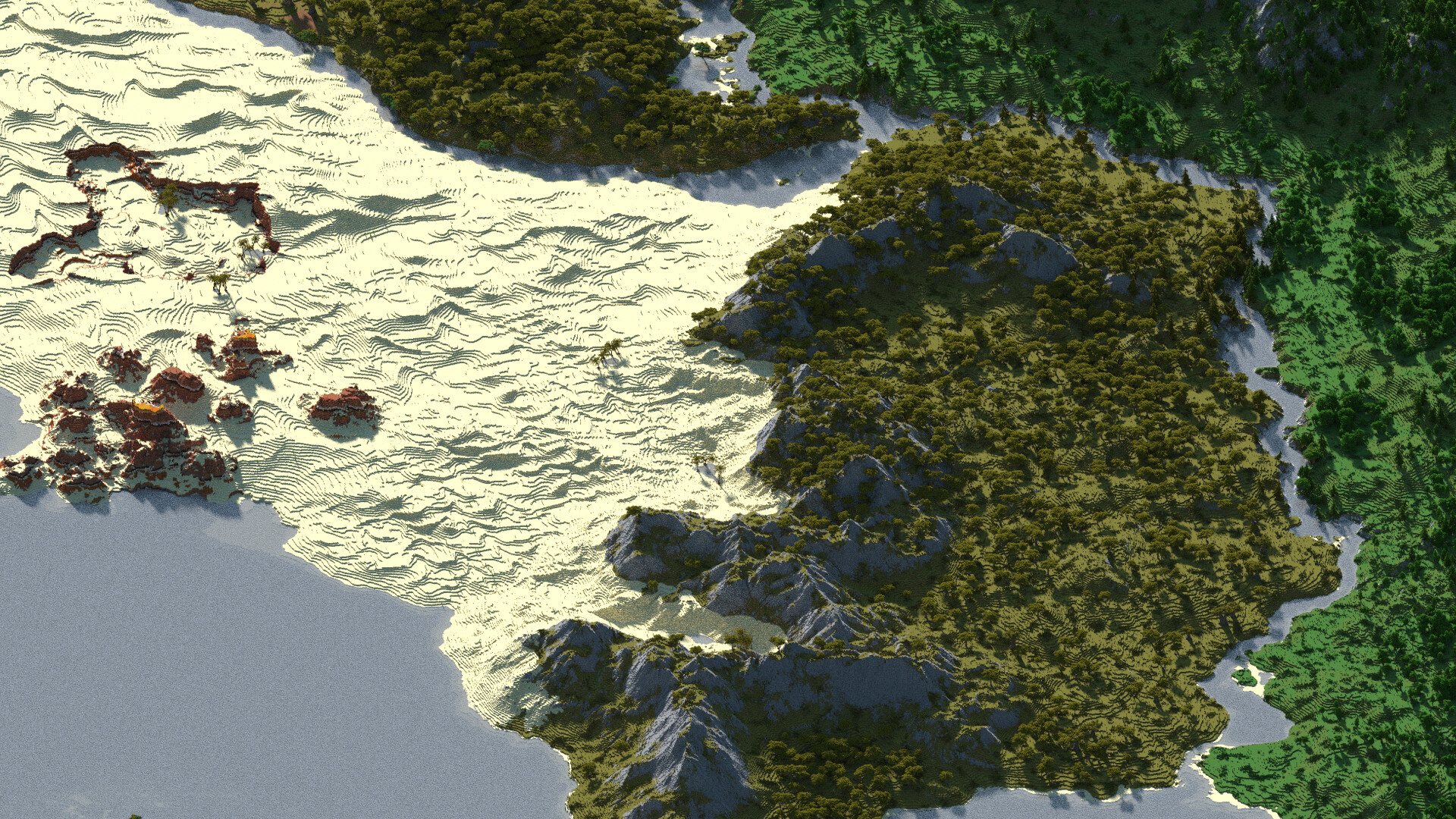 RPG World - 16000x16000 [WorldPainter] Minecraft Map