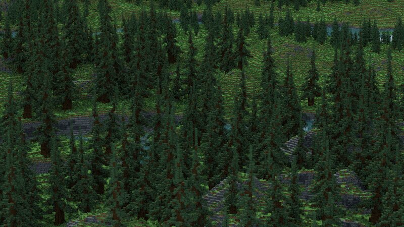 Forested Plains Minecraft Map