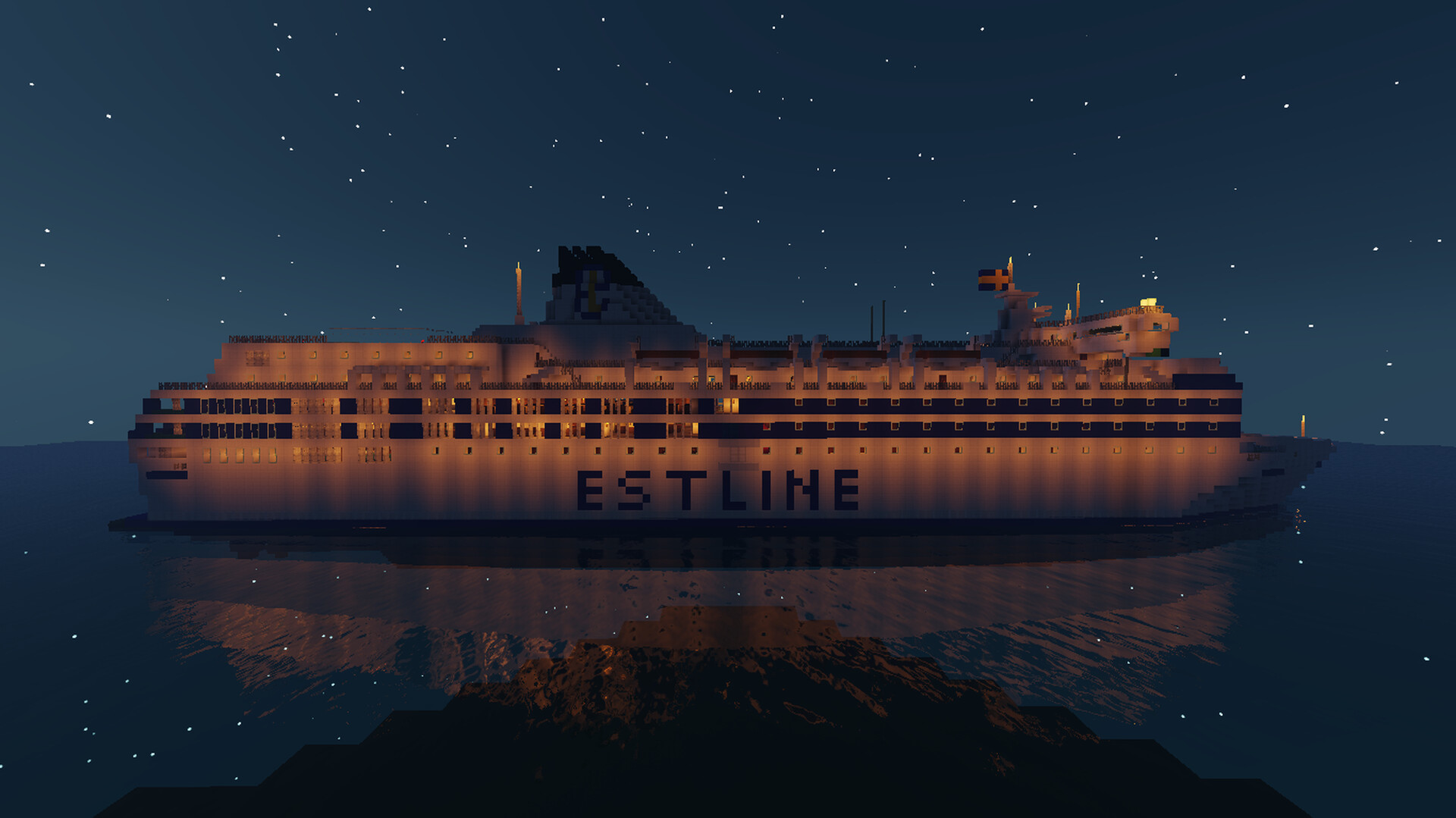 M/S ESTLINE / ESTONIA 1993 - 1994 Minecraft Map