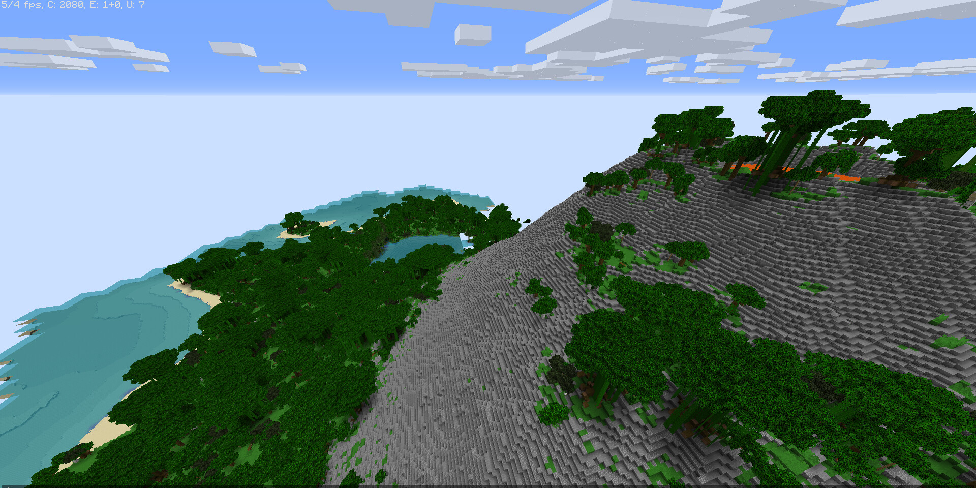 Volcanic/Tropical island V,2 Minecraft Map
