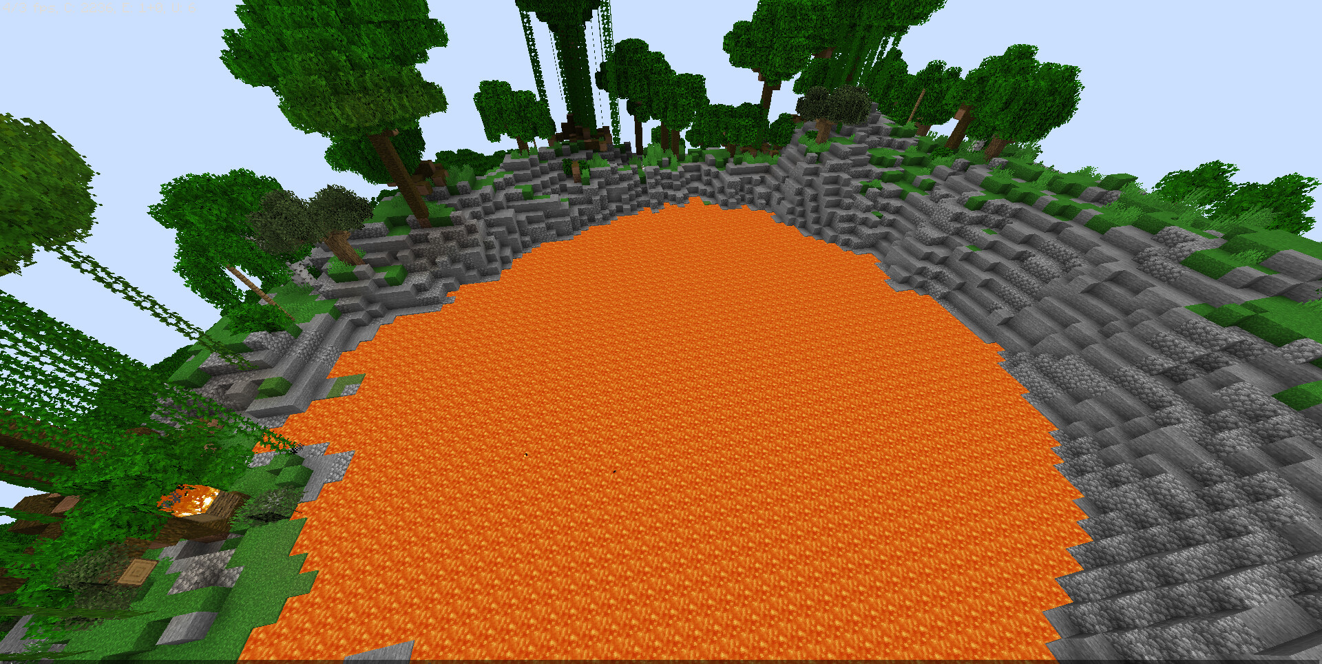 Volcanic/Tropical island V,2 Minecraft Map