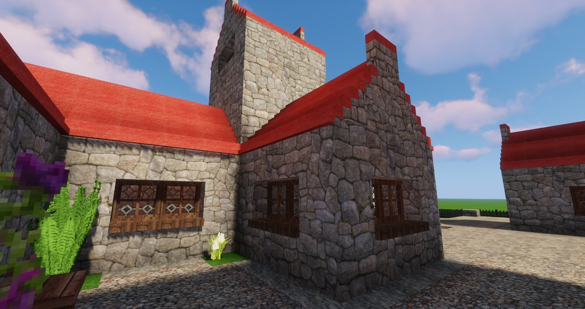 The Modbury Hamlet (inspired by TownScaper) Minecraft Map