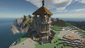 Strongholds Minecraft Maps with Downloadable Schematic
