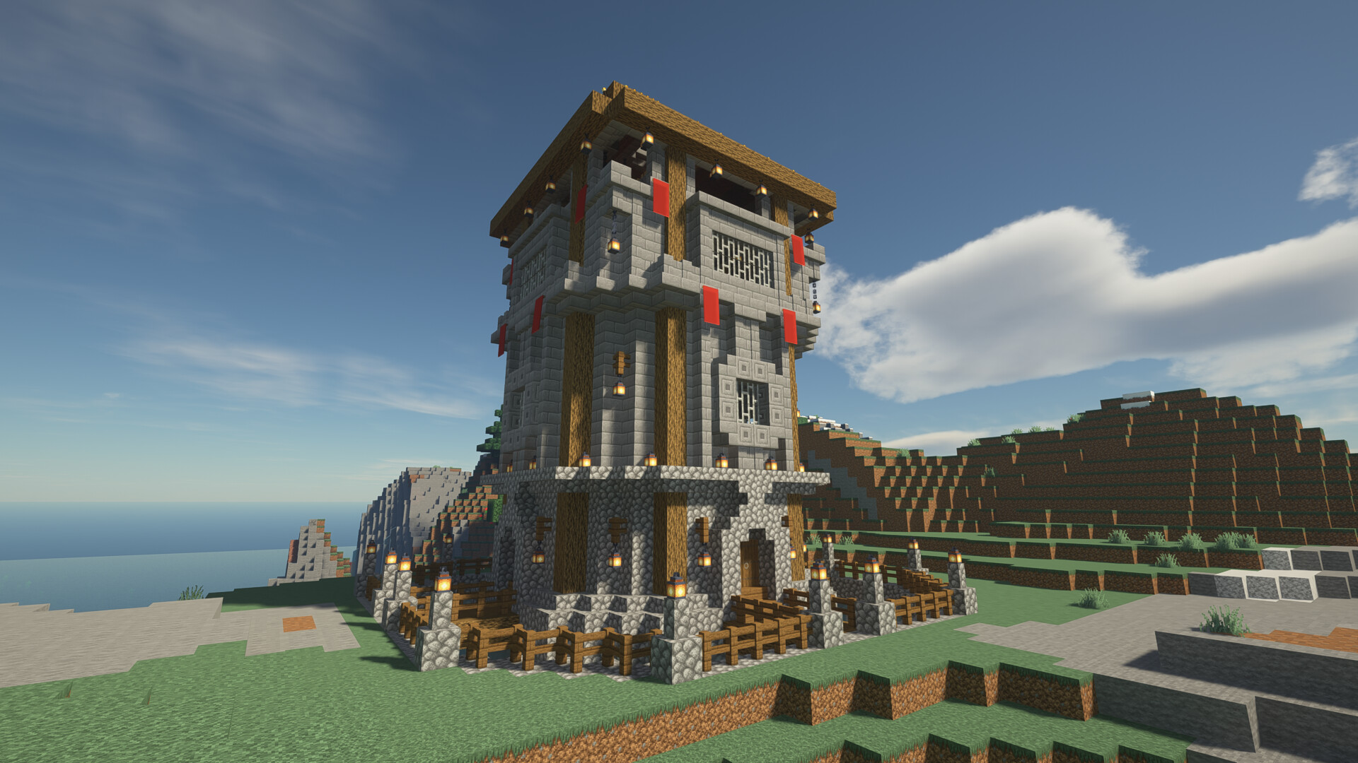 Stronghold Signal Tower Minecraft Map