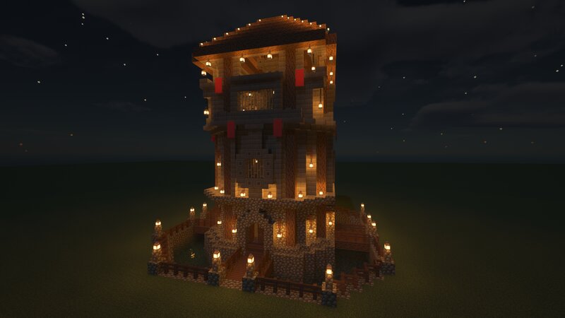 Stronghold Signal Tower Minecraft Map