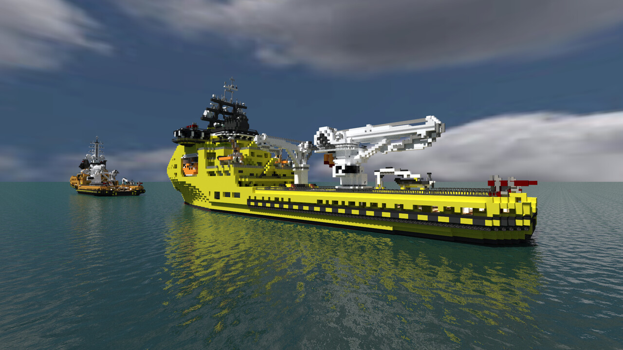 Platform supply vessel DKH- 5221, 7221 Minecraft Map