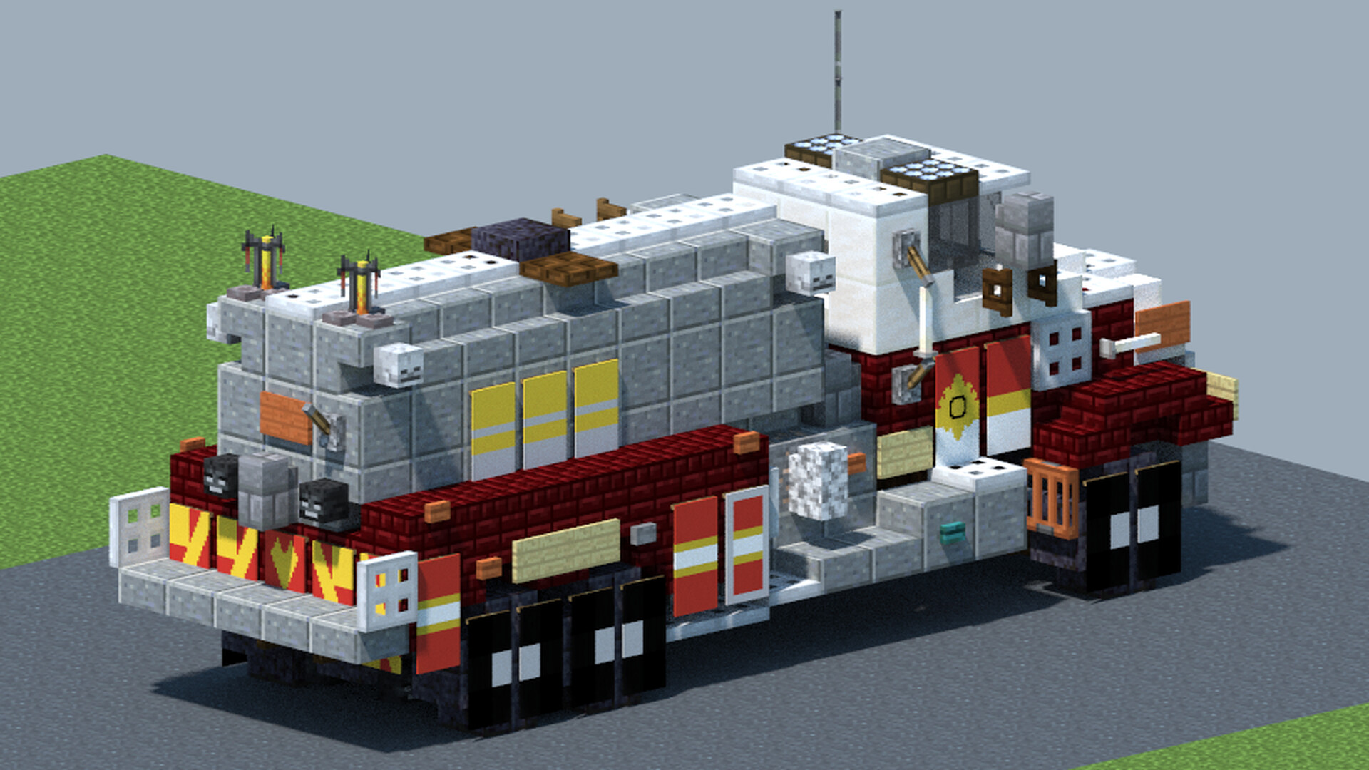 Freightliner M112 Fire Tanker [With Download] Minecraft Map