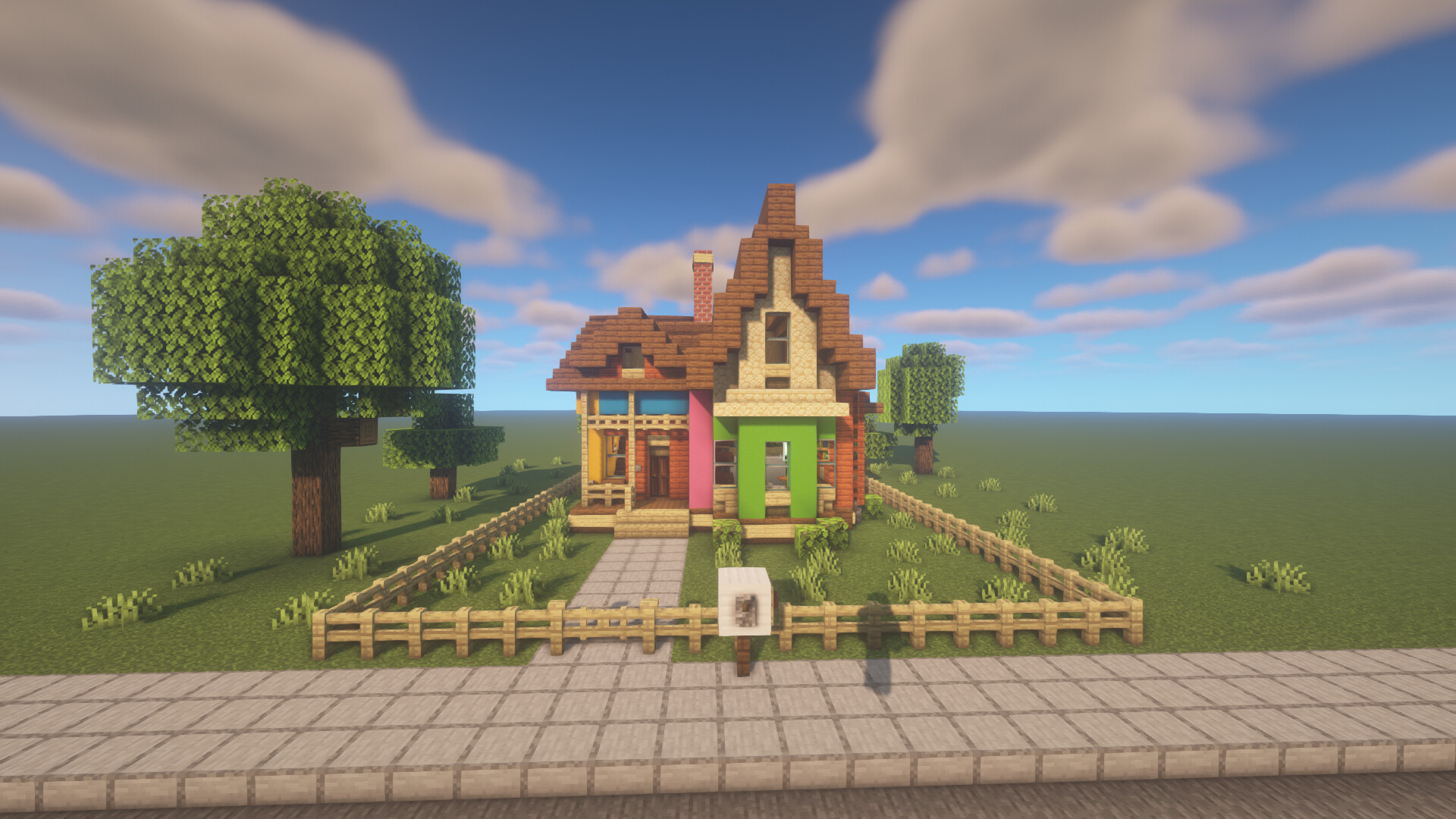 Up house Minecraft Map