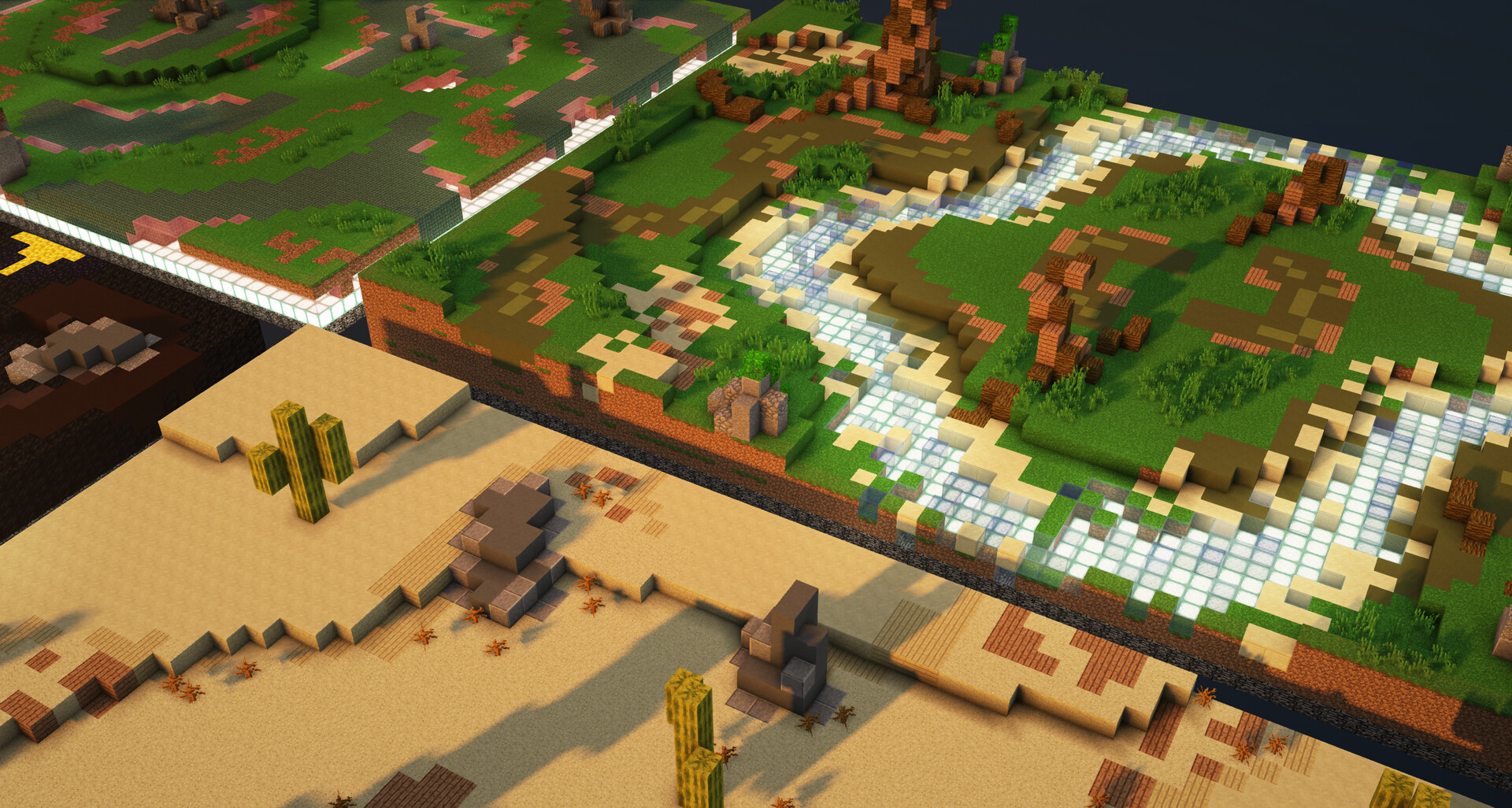 [PACK] 6 Practice Arenas 50 x 80. Minecraft Map