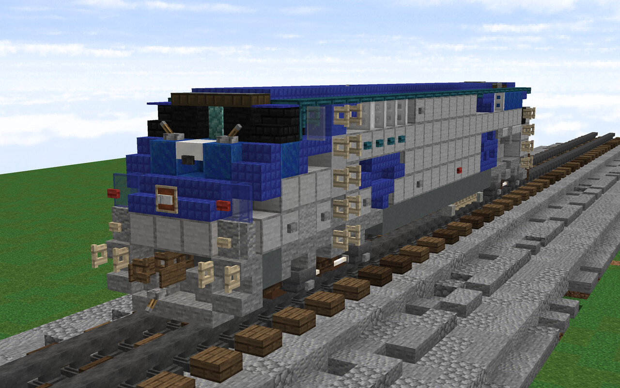 1.5:1 AMTK Amtrak Genesis P40DC Minecraft Map