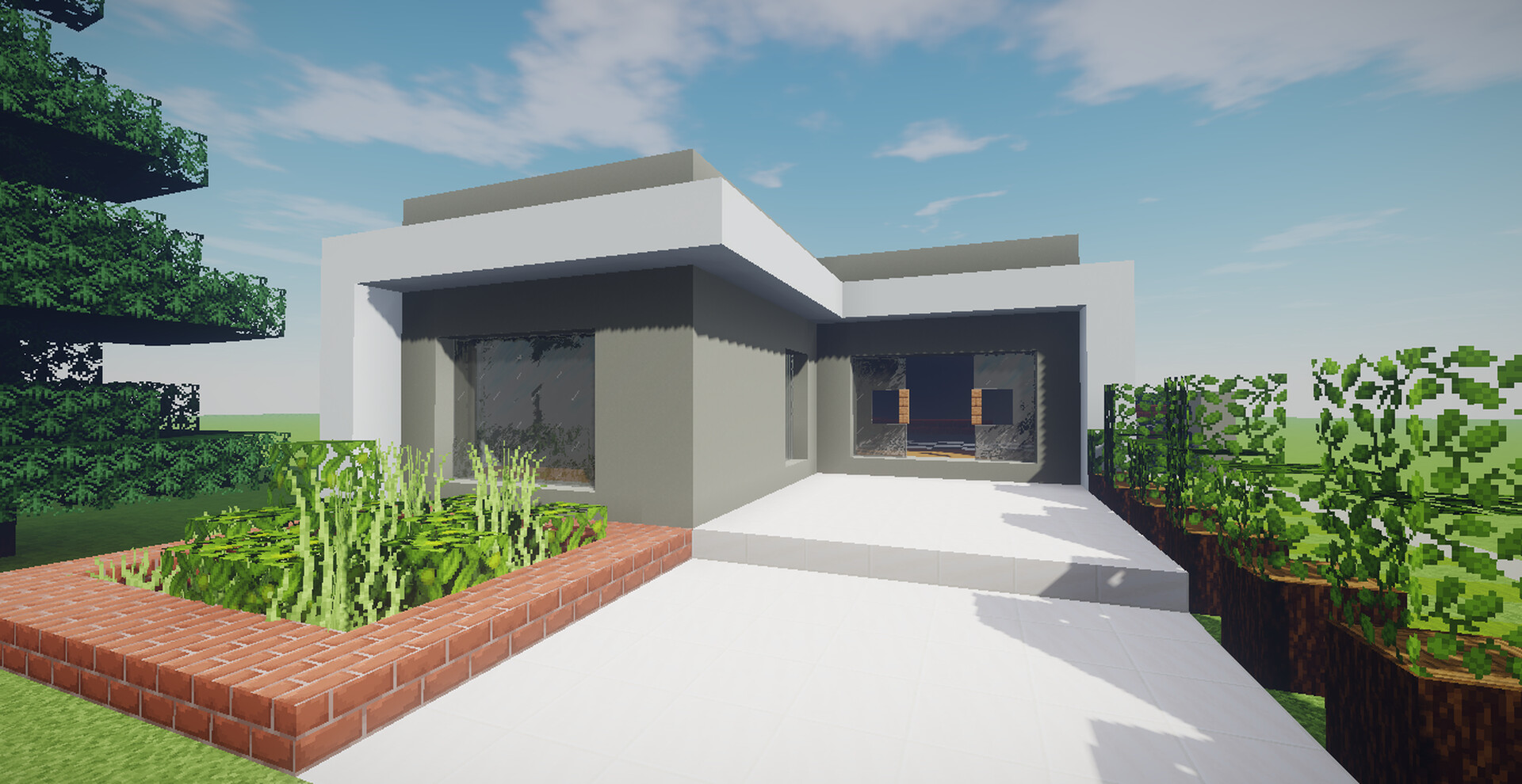 Modern House #68 Map + Schematic Minecraft Map