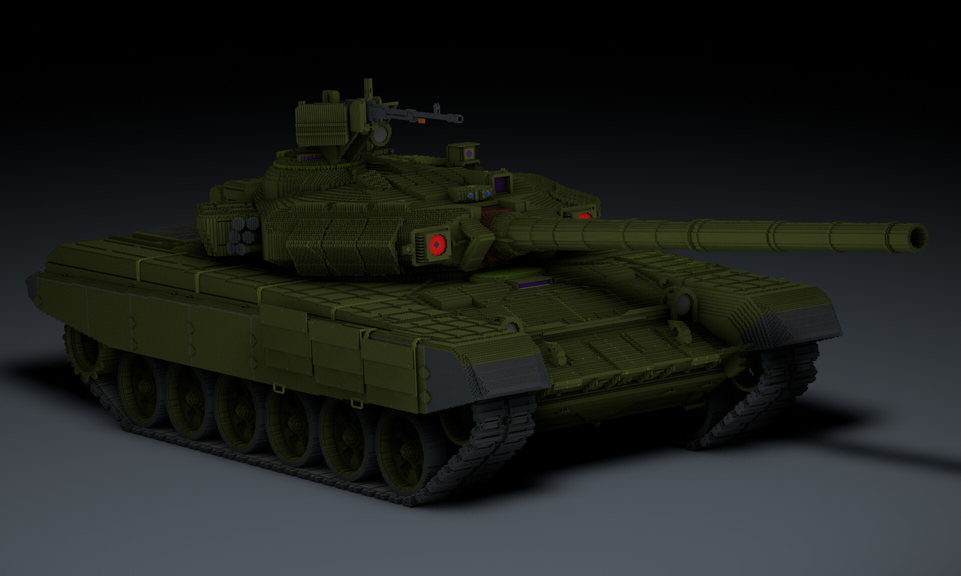 T-90A Soviet Main Battle Tank Minecraft Map