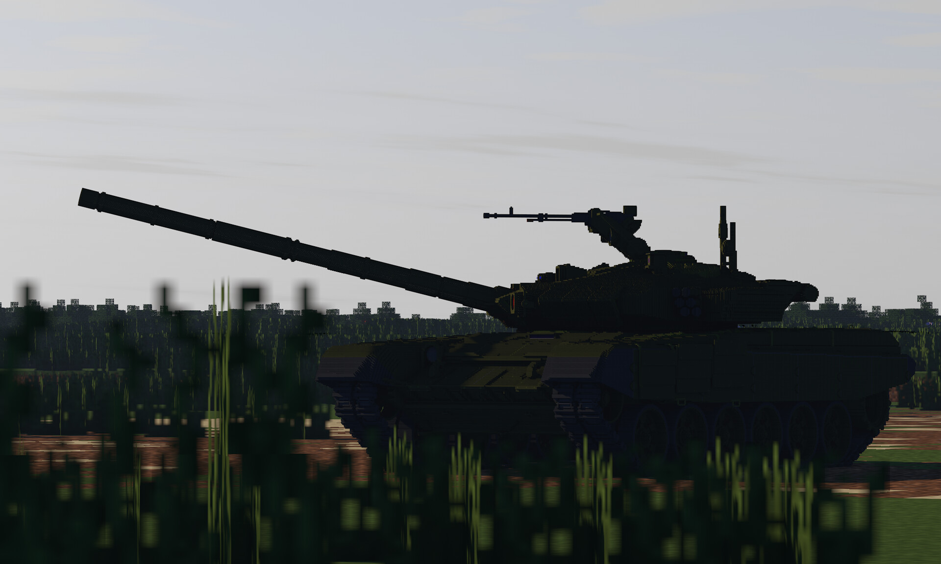 T-90A Soviet Main Battle Tank Minecraft Map