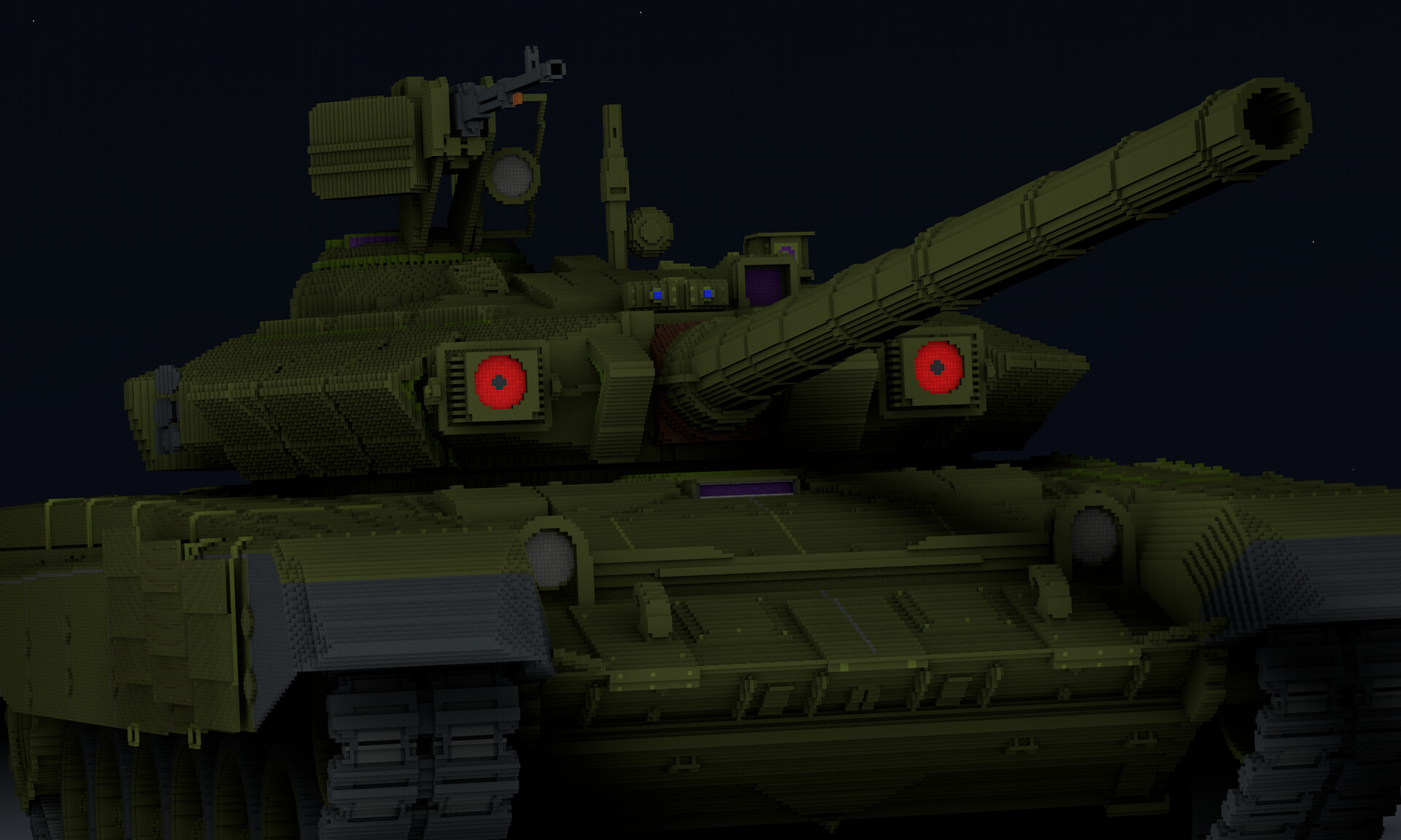 T-90A Soviet Main Battle Tank Minecraft Map