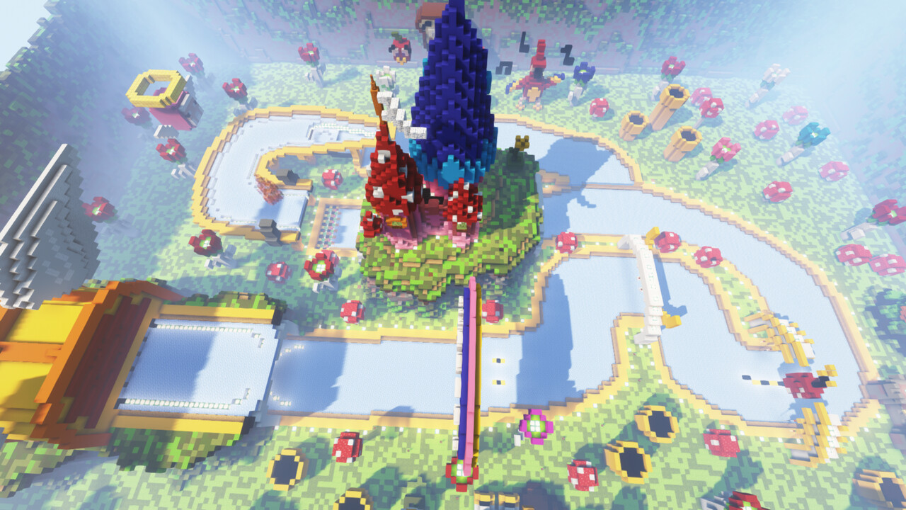 Karting race track Minecraft Map