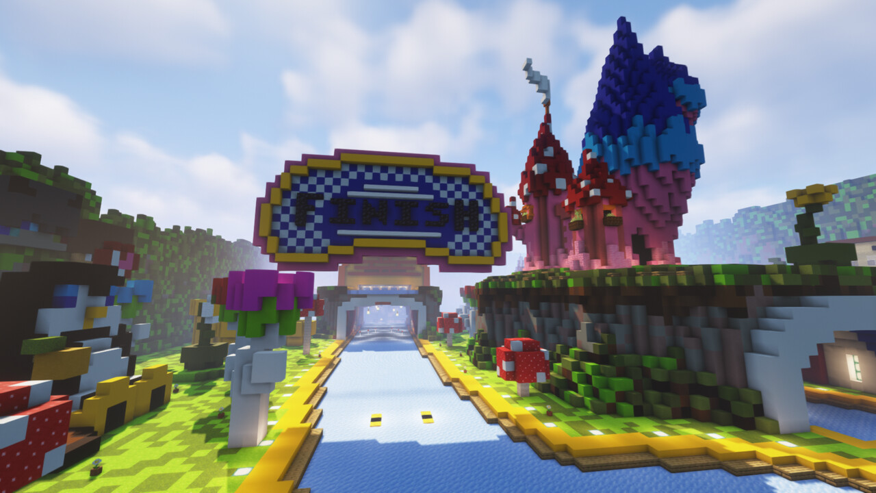 Karting race track Minecraft Map