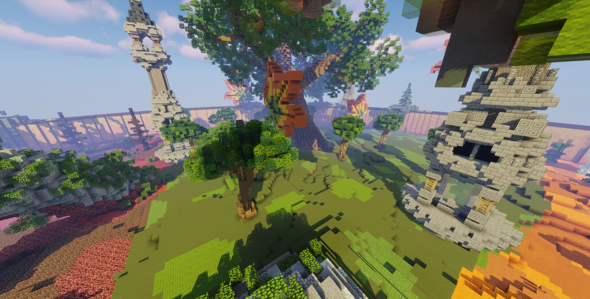 🎍4 Biomes | [KitPvp Map] |PrismaBuilds🎍 Minecraft Map