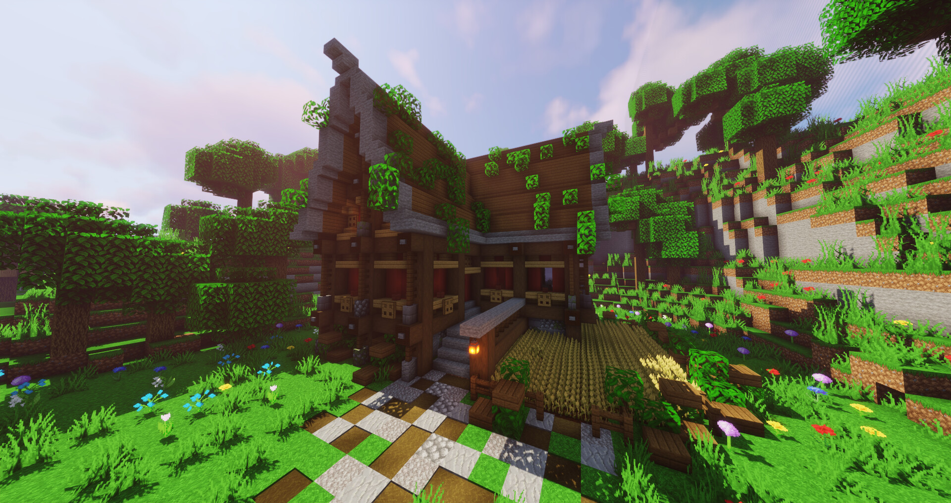 Medieval Red House Minecraft Map