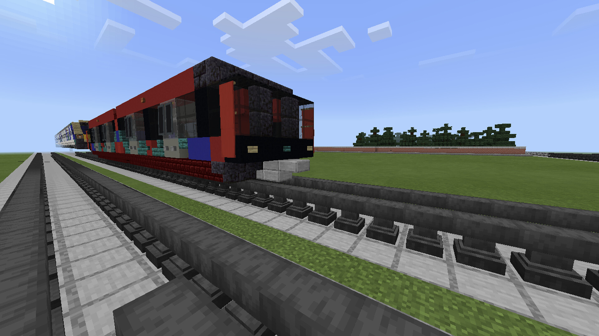 Docklands Light Railway B07 Tram, London Minecraft Map