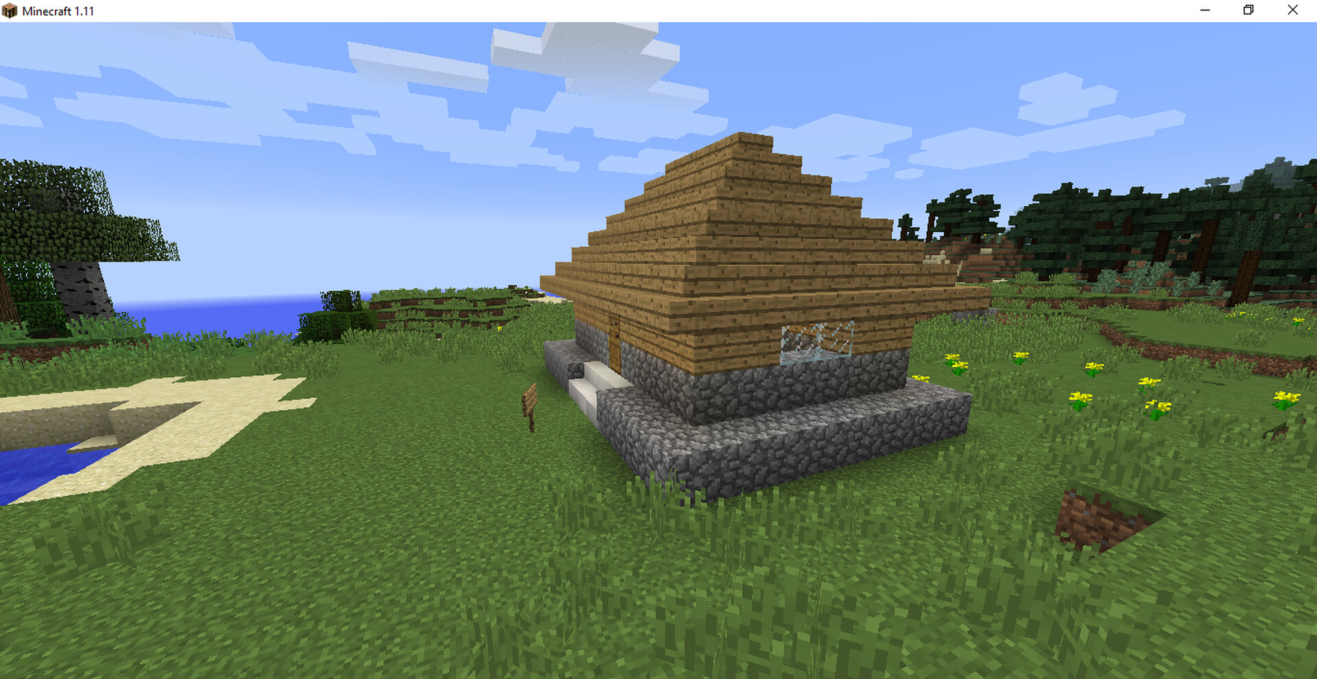 Simple house for survival Minecraft Map