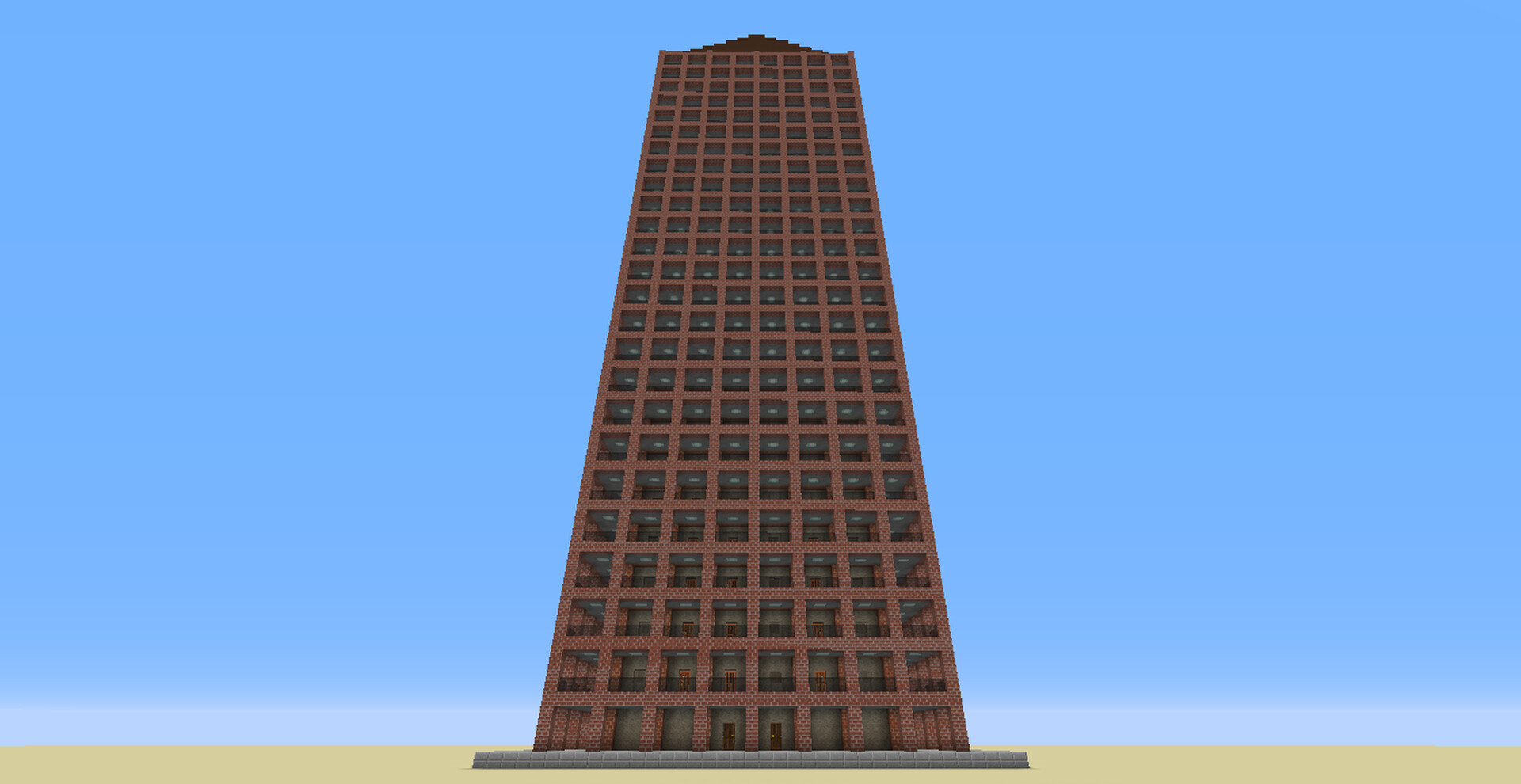 Furnished High-Rise Apartment Building 1.11.2 Minecraft Map