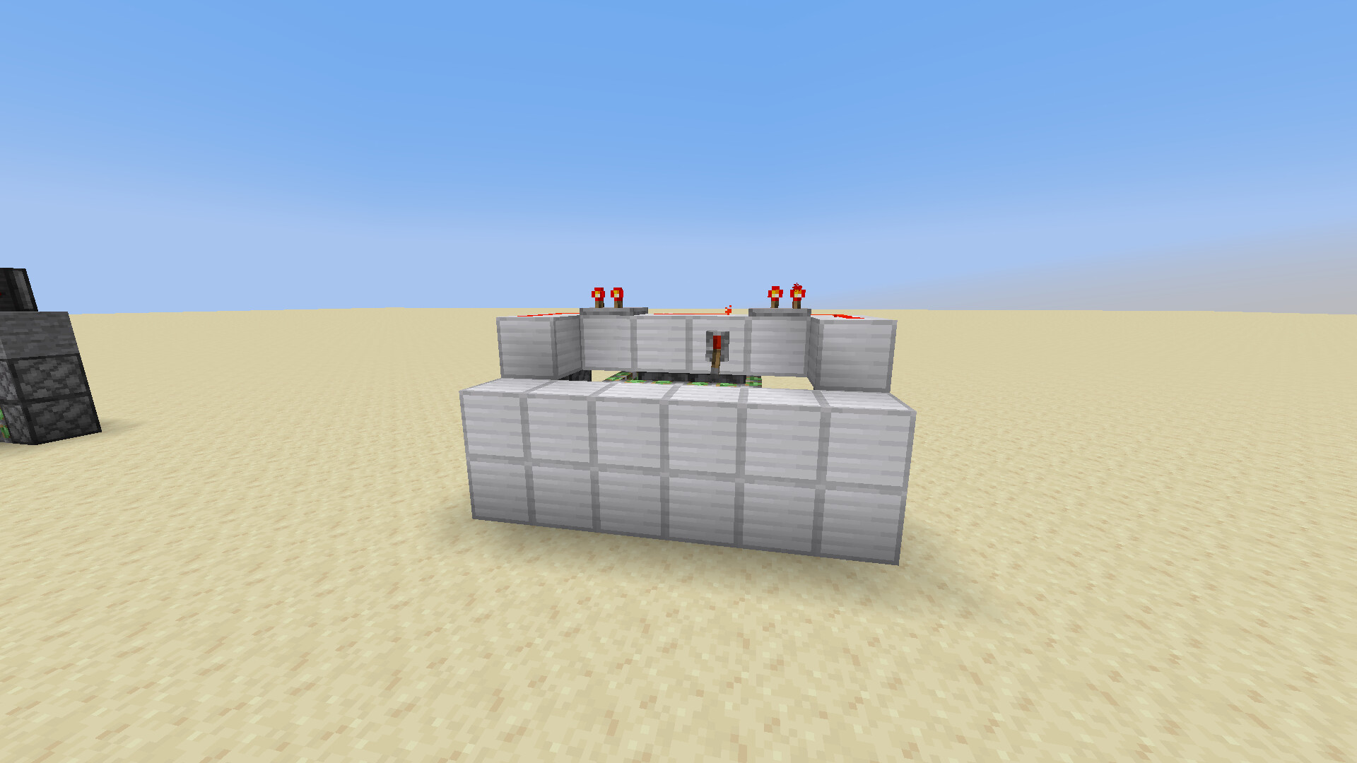 Flush 2x2 piston door Minecraft Map