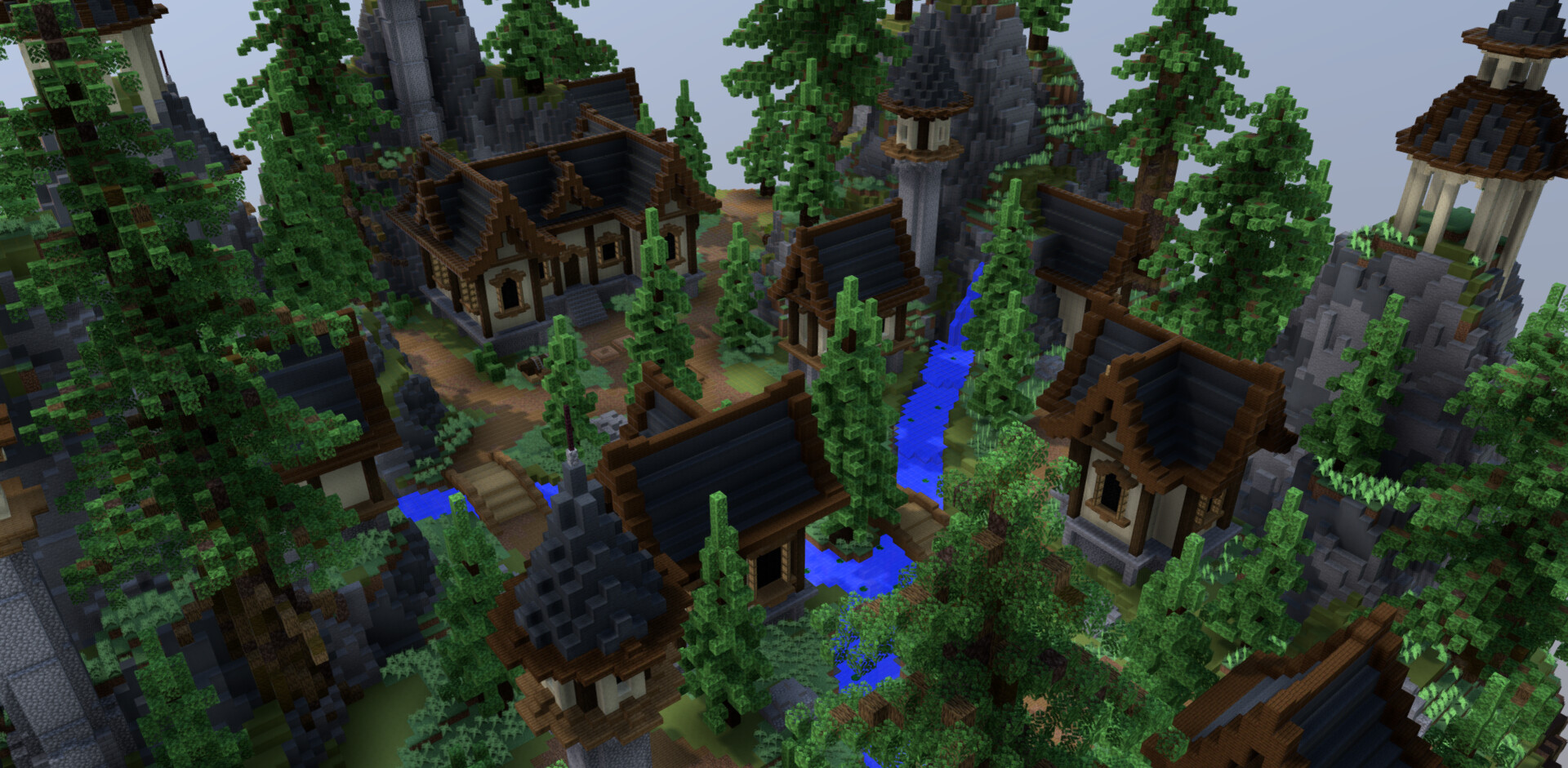 Spawn ~ The Forest Minecraft Map