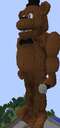 Freddy Fazbear FNAF 3D Minecraft Statue build Minecraft Map