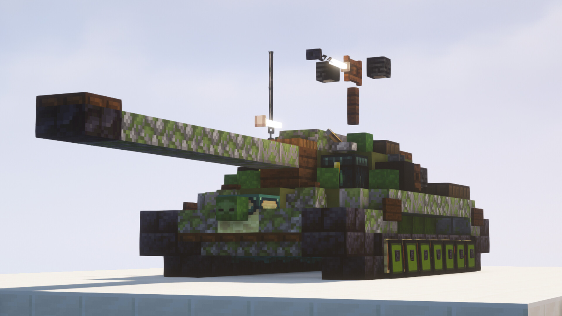 IS-7 heavy tank (Object 260) - 1.5:1 scale Minecraft Map