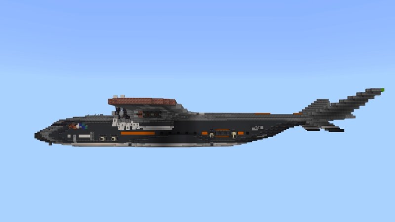 AC-203 "Hellsing" Gunship (4:1) Minecraft Map