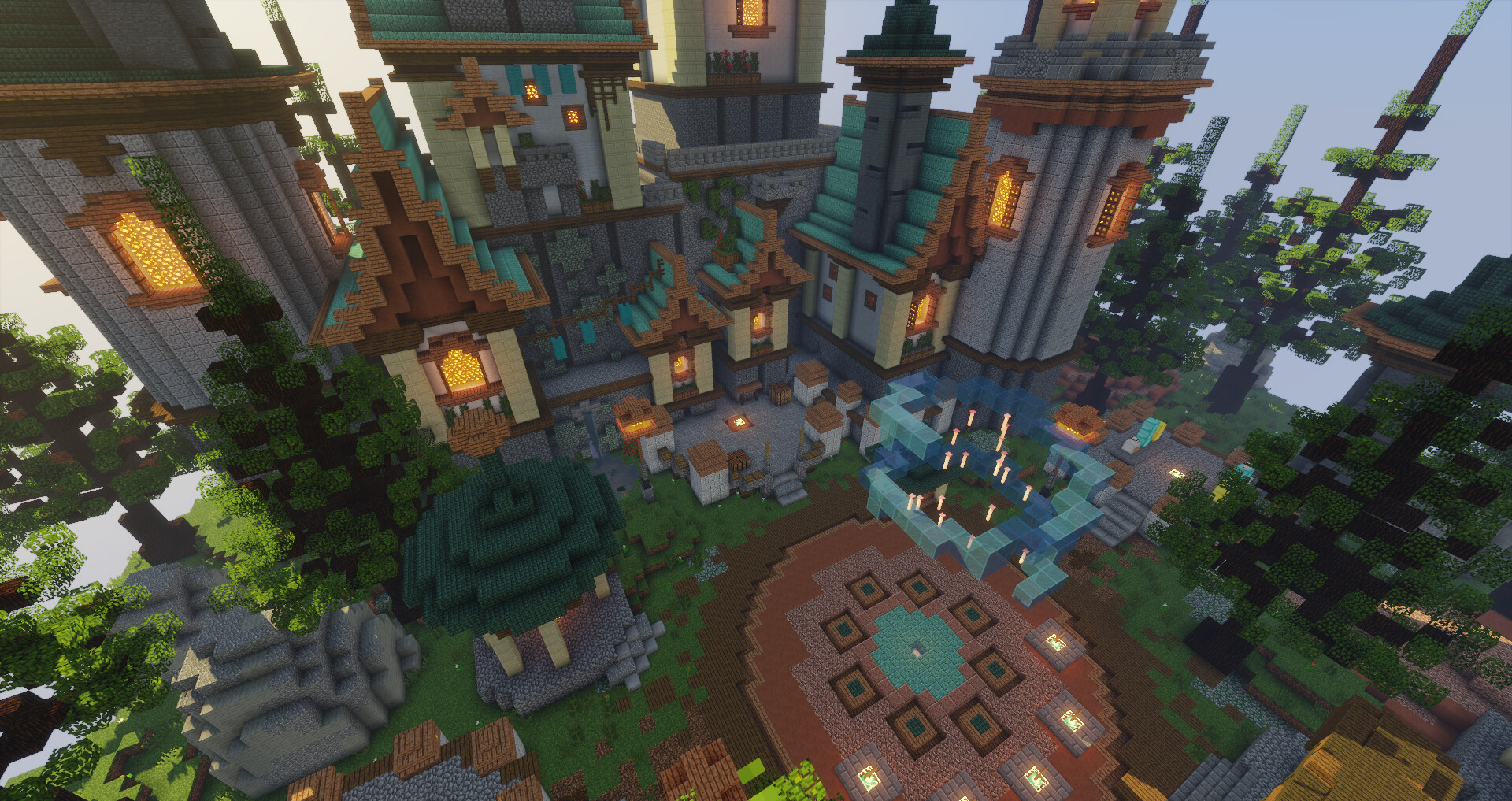Fantasy Skyblock Spawn - By Xayden Minecraft Map