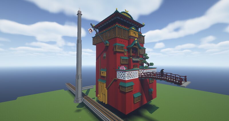 Spirited away Bathhouse Minecraft Map