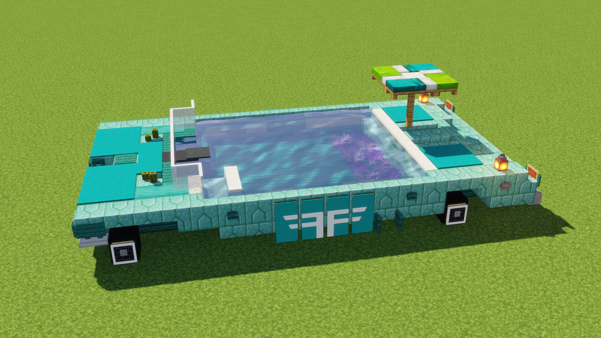 Swimming Pool Car Minecraft Map