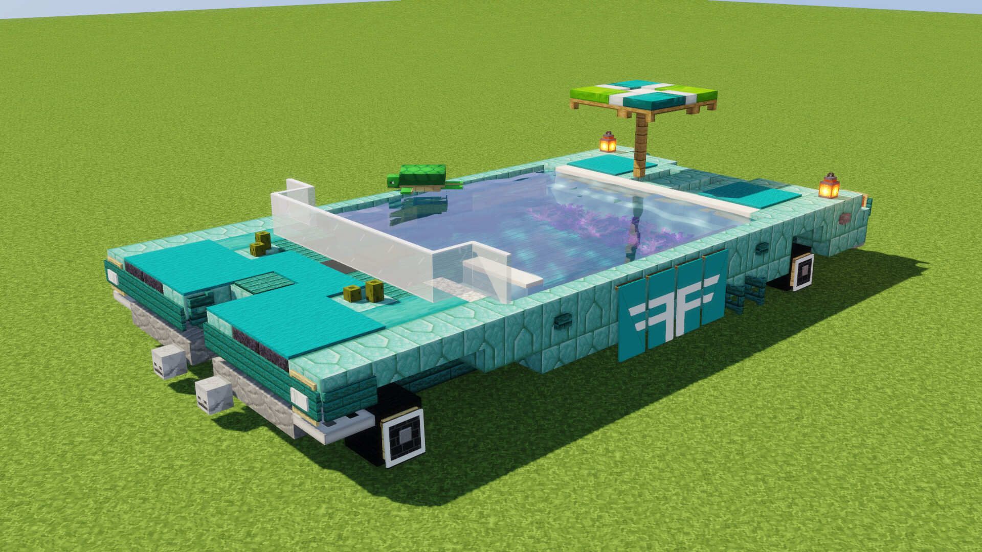 Swimming Pool Car Minecraft Map