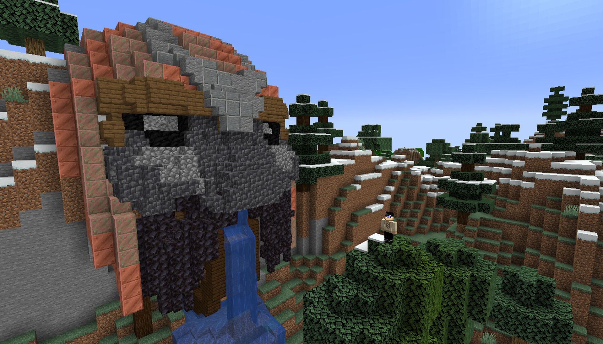 Dwarven Head Statue Design - Build Idea - [World Download] Minecraft Map
