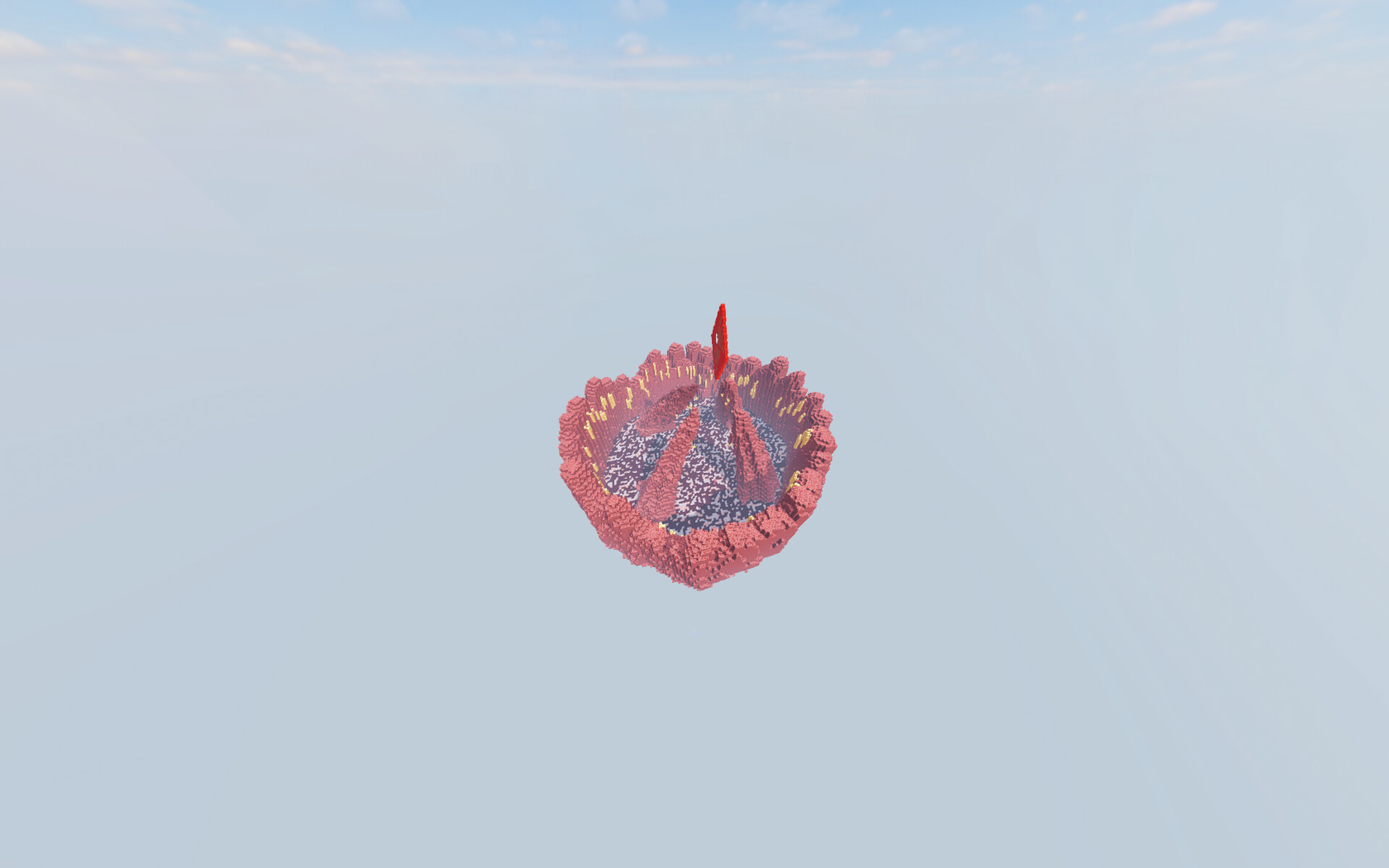 Red Crystal Arena Map 1vs1 Minecraft Map