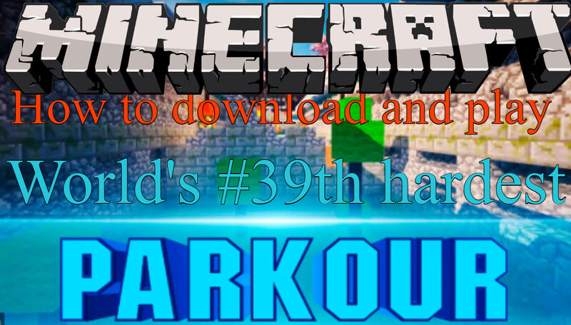 World's #39th most hardest parkour map Minecraft Map