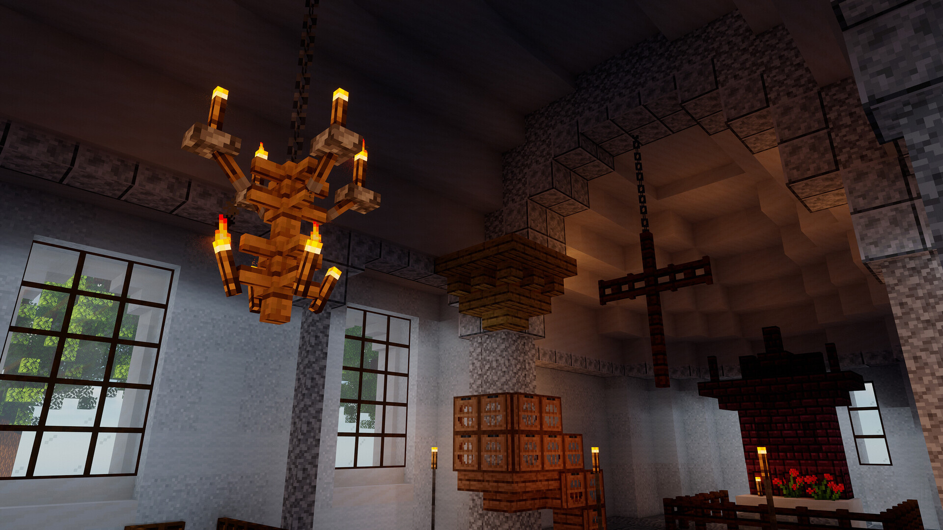 Swedish Countryside Church + Cinematic video Minecraft Map