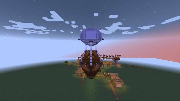 Flying Boat Minecraft Map