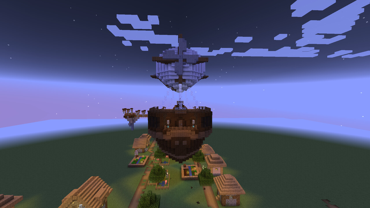Flying Boat Minecraft Map