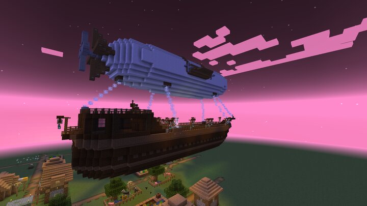 Flying Boat Minecraft Map