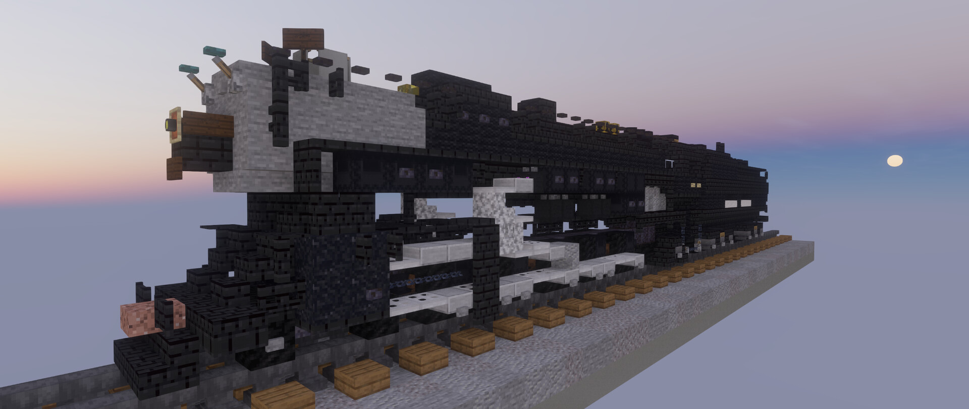 FFT-1 Class Steam Locomotive 4-10-2 #5095 1.5:1 Scale Minecraft Map