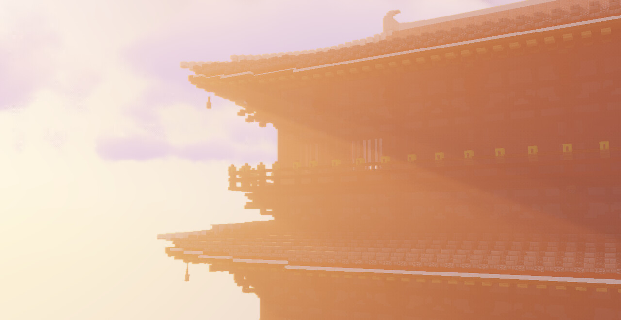 Chinese architecture 05 : Preview and details display Minecraft Map