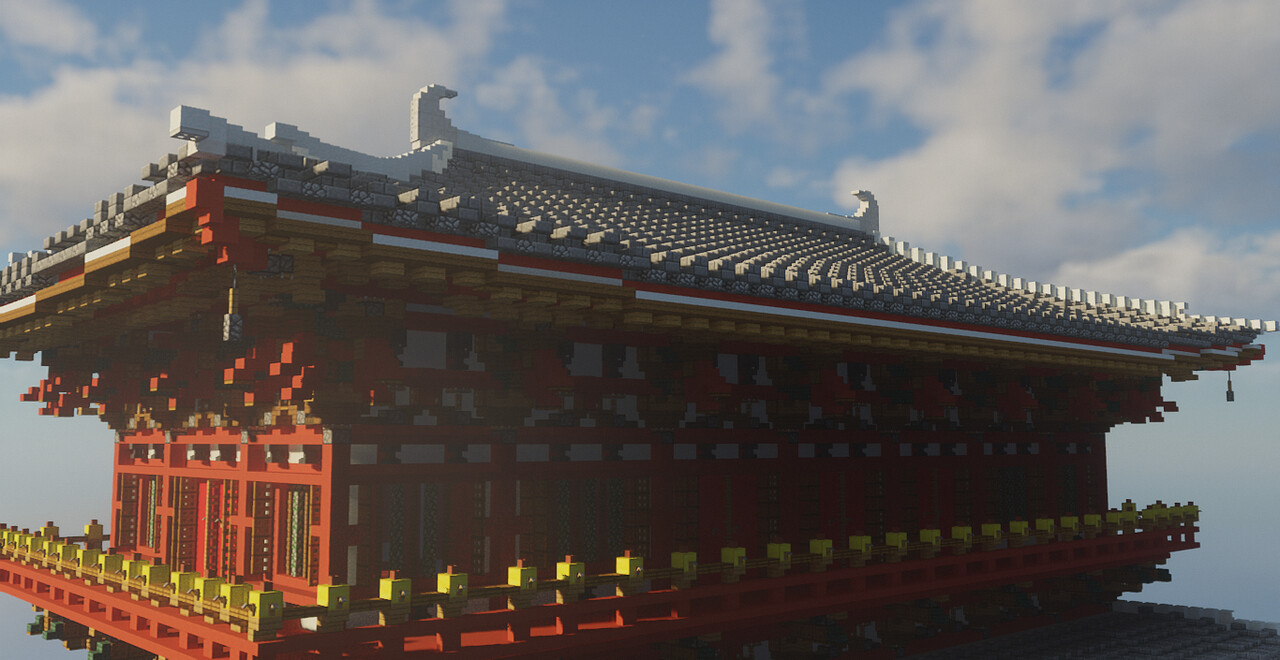 Chinese architecture 05 : Preview and details display Minecraft Map