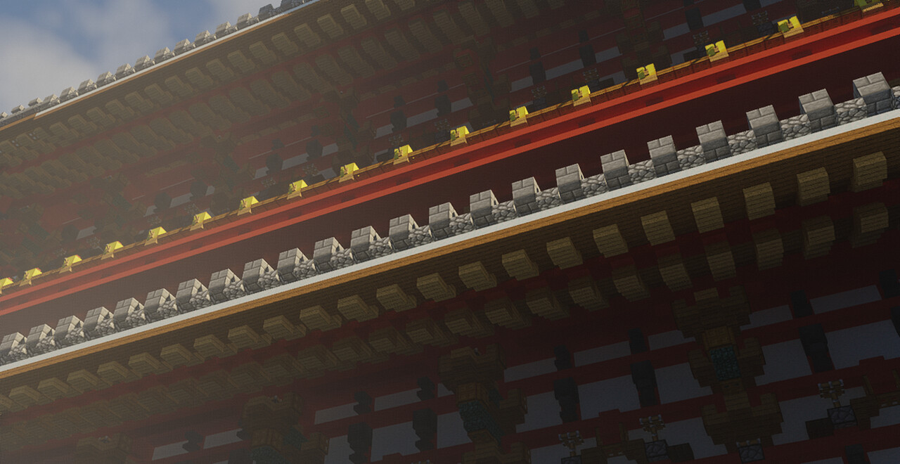 Chinese architecture 05 : Preview and details display Minecraft Map