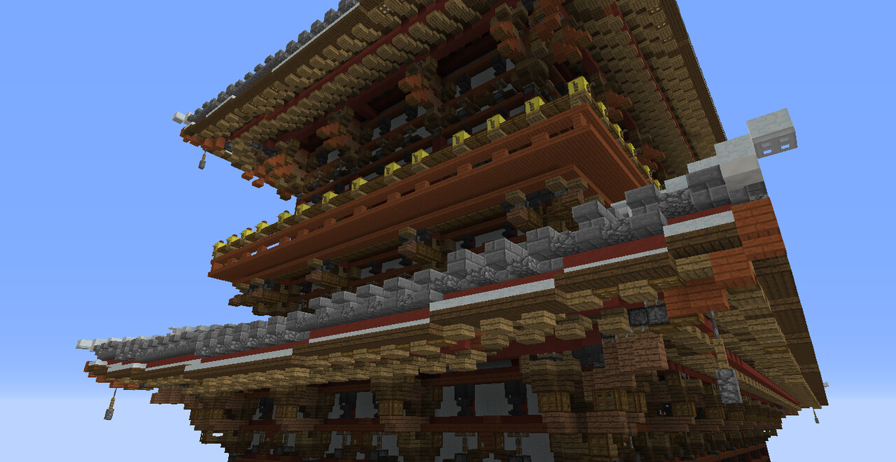 Chinese architecture 05 : Preview and details display Minecraft Map