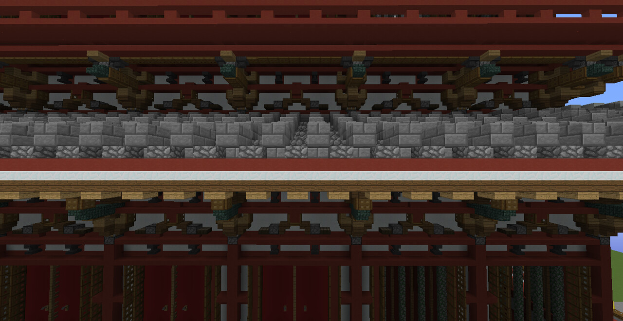 Chinese architecture 05 : Preview and details display Minecraft Map