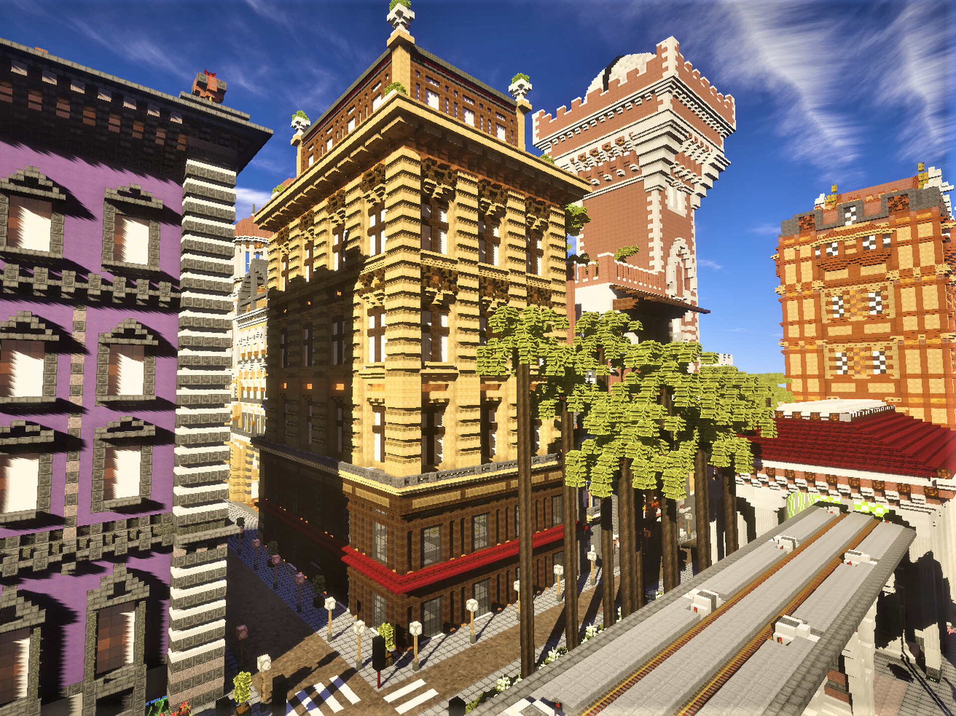 Austrian 19century building Minecraft Map