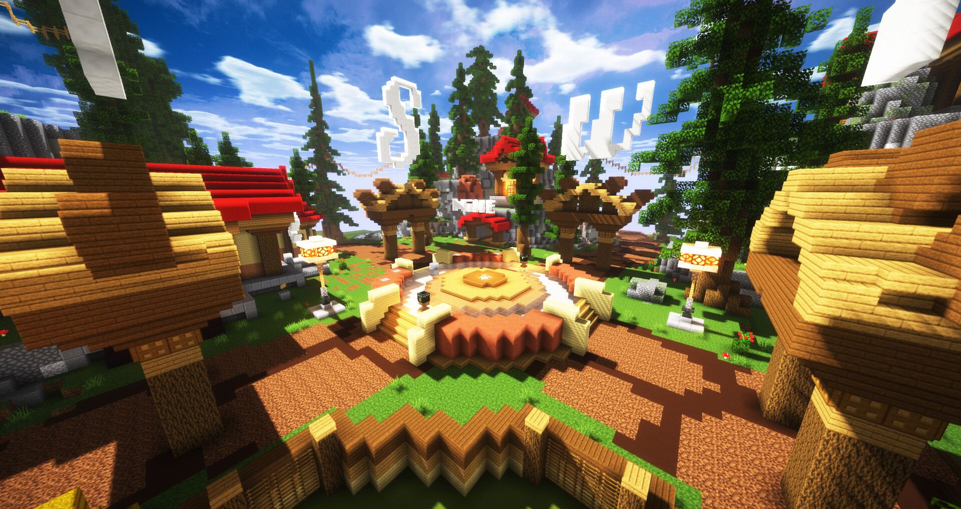 HCF Spawn + Road Minecraft Map