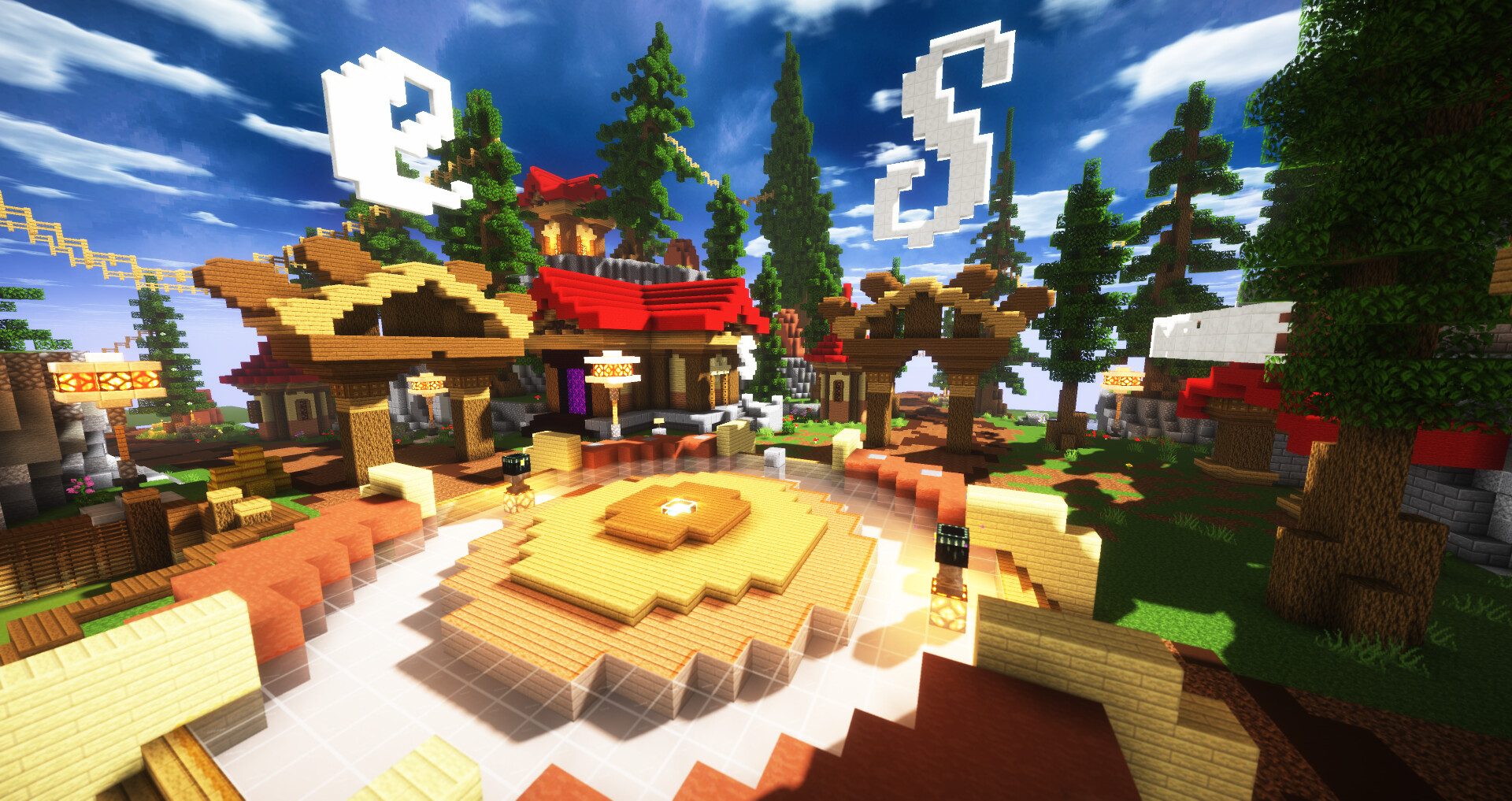 HCF Spawn + Road Minecraft Map